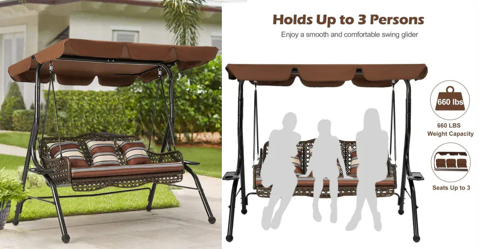 How Patio Swing Chairs Can Transform Your Outdoor Space – YODOLLA